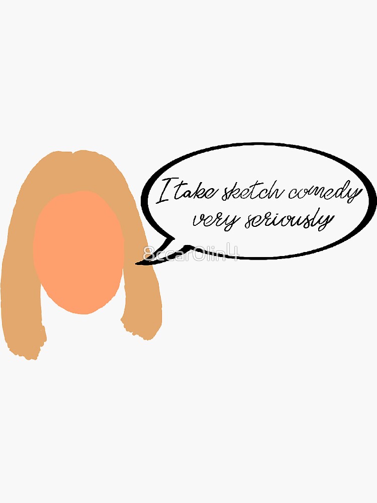"Sketch Comedy" Sticker for Sale by 8ccar0lin4 | Redbubble