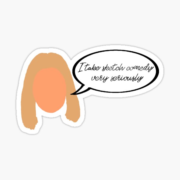 "Sketch Comedy" Sticker for Sale by 8ccar0lin4 | Redbubble