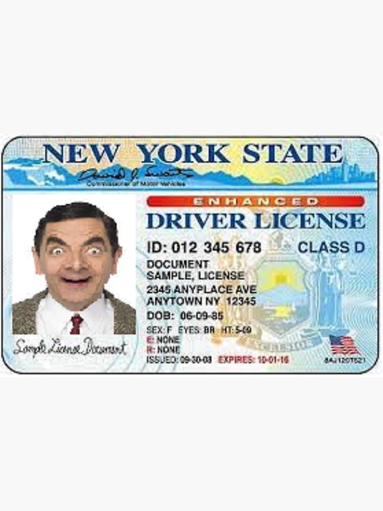 "Mr Bean Driving licence" Canvas Print by berenbeer | Redbubble