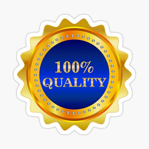 "Quality " Sticker for Sale by Guy Christophe Tixier | Redbubble