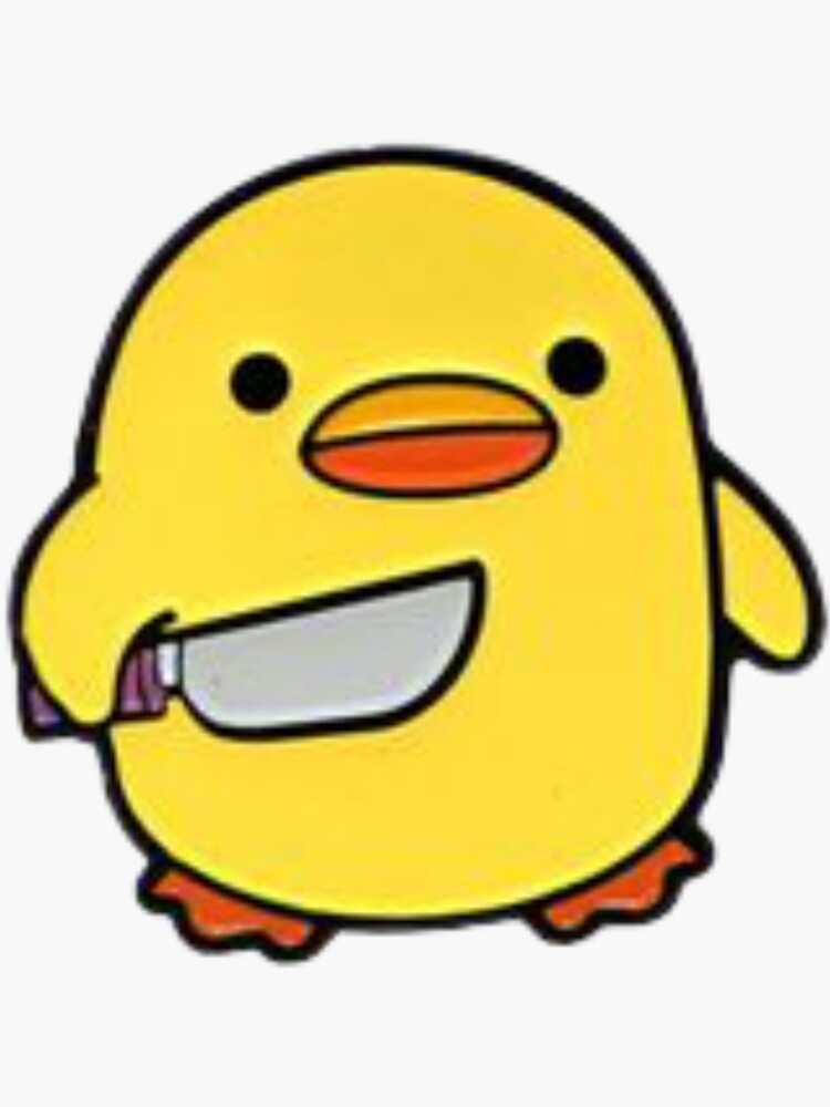 "killer duck" Sticker for Sale by DensaV | Redbubble