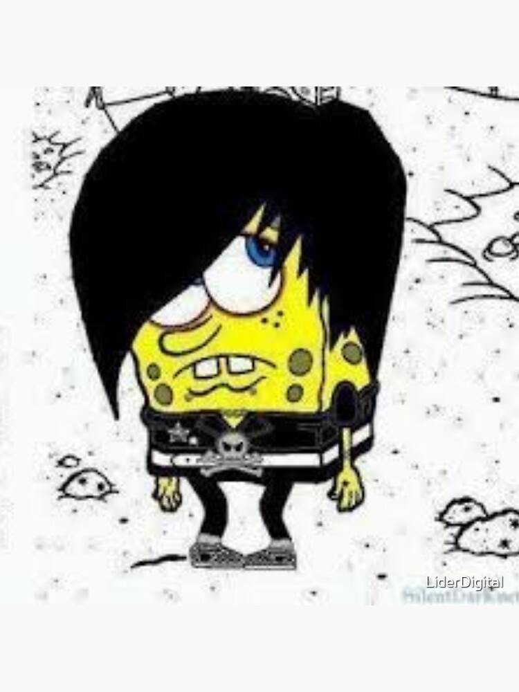 "SPONGEBOB EMO" Sticker by LiderDigital | Redbubble