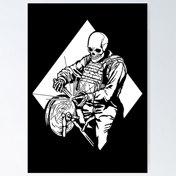 "Sharpening The Tools " Poster for Sale by Flashed Up | Redbubble