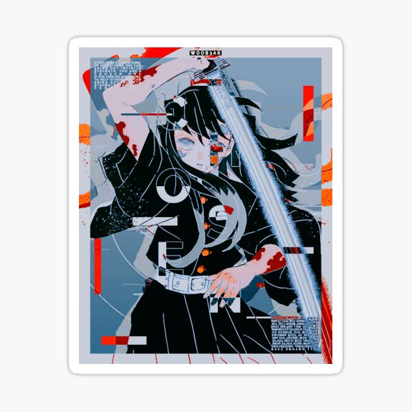 " Demon Slayer: Kimetsu no Yaiba Muichiro Tokito" Sticker for Sale by ...