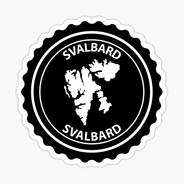 "Svalbard stamp" Sticker for Sale by Danler | Redbubble
