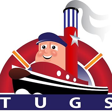 "TUGS (Red)" Sticker for Sale by WestieMerch | Redbubble