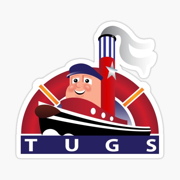 "TUGS (Red)" Sticker for Sale by WestieMerch | Redbubble
