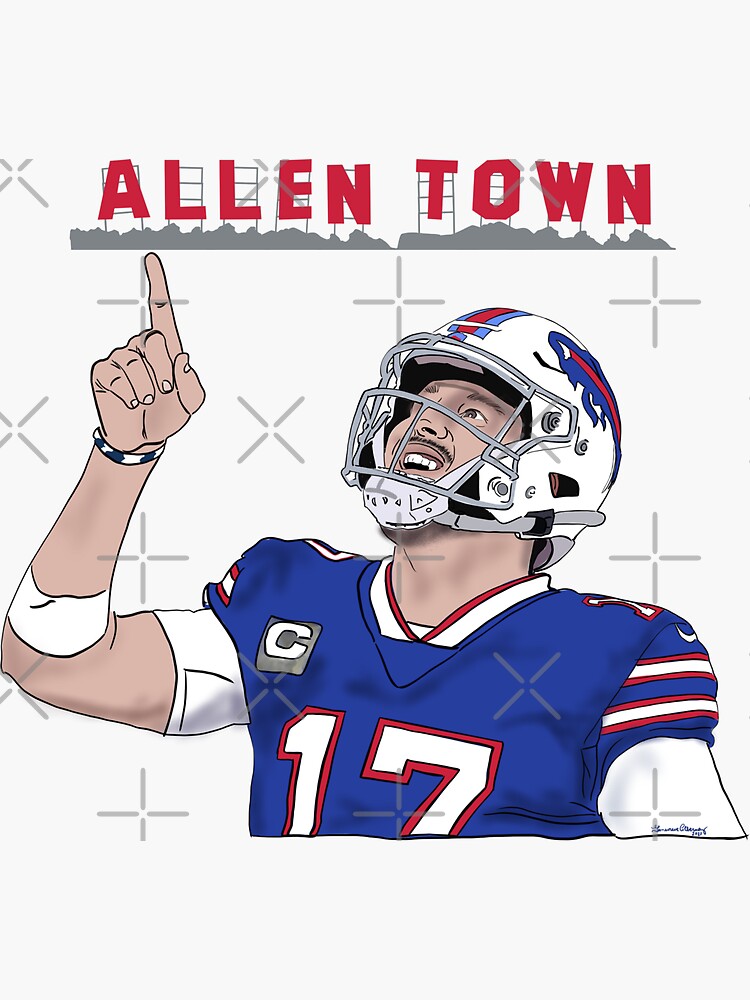"Welcome to Allen Town" Sticker for Sale by VievesDesigns10 | Redbubble