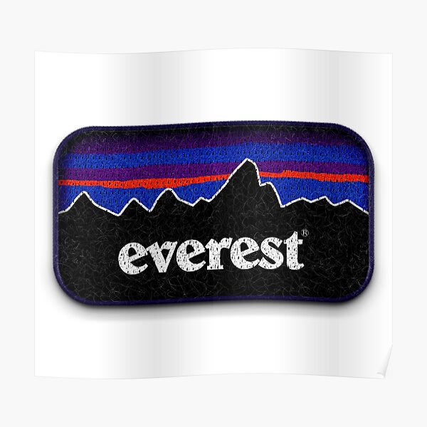 "Mount Everest Patch" Poster for Sale by patcherie | Redbubble