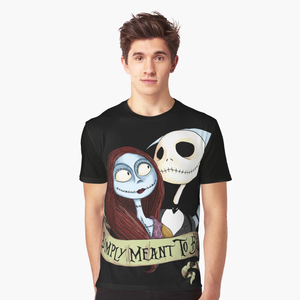 Jake And Sally Nightmare Before Christmas Love T shirt By CemeteryDut jake-and-sally-nightmare-before-christmas-love-t-shirt-by-cemeterydut