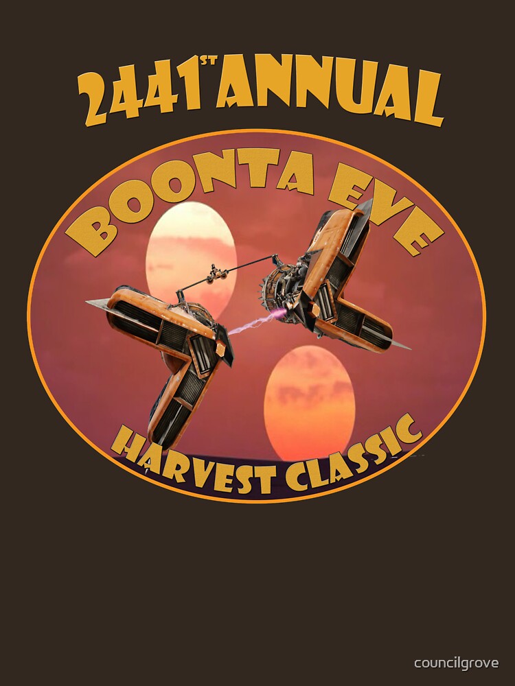 "Boonta Eve harvest classic pod race" T-shirt for Sale by councilgrove ...