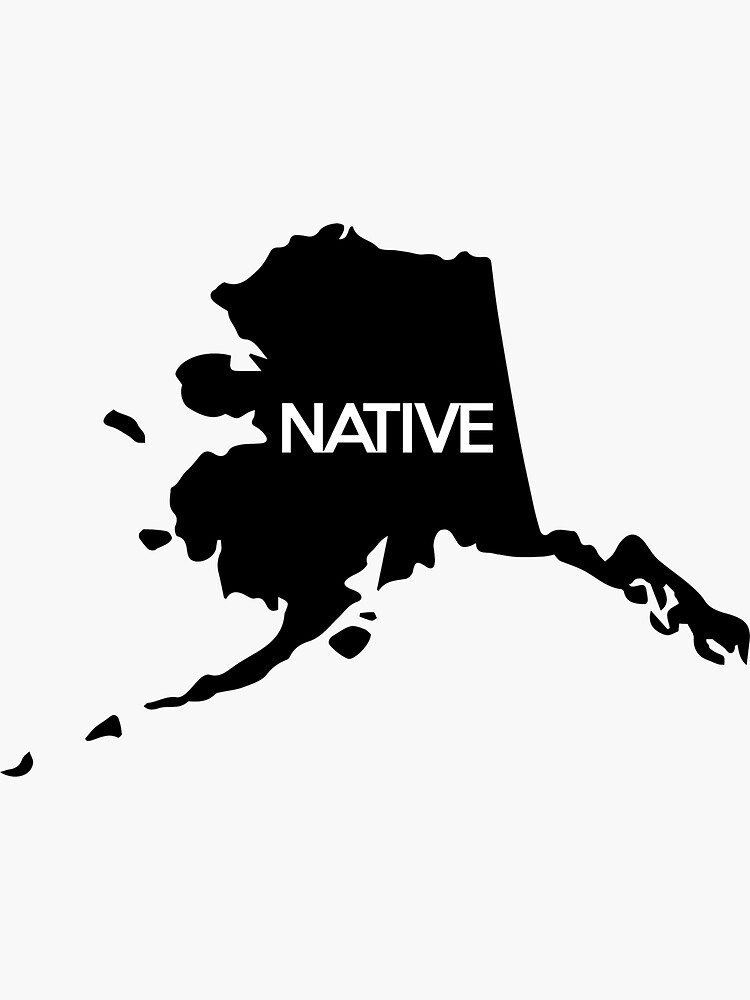 "Alaska Native AK" Sticker for Sale by mindofstate | Redbubble