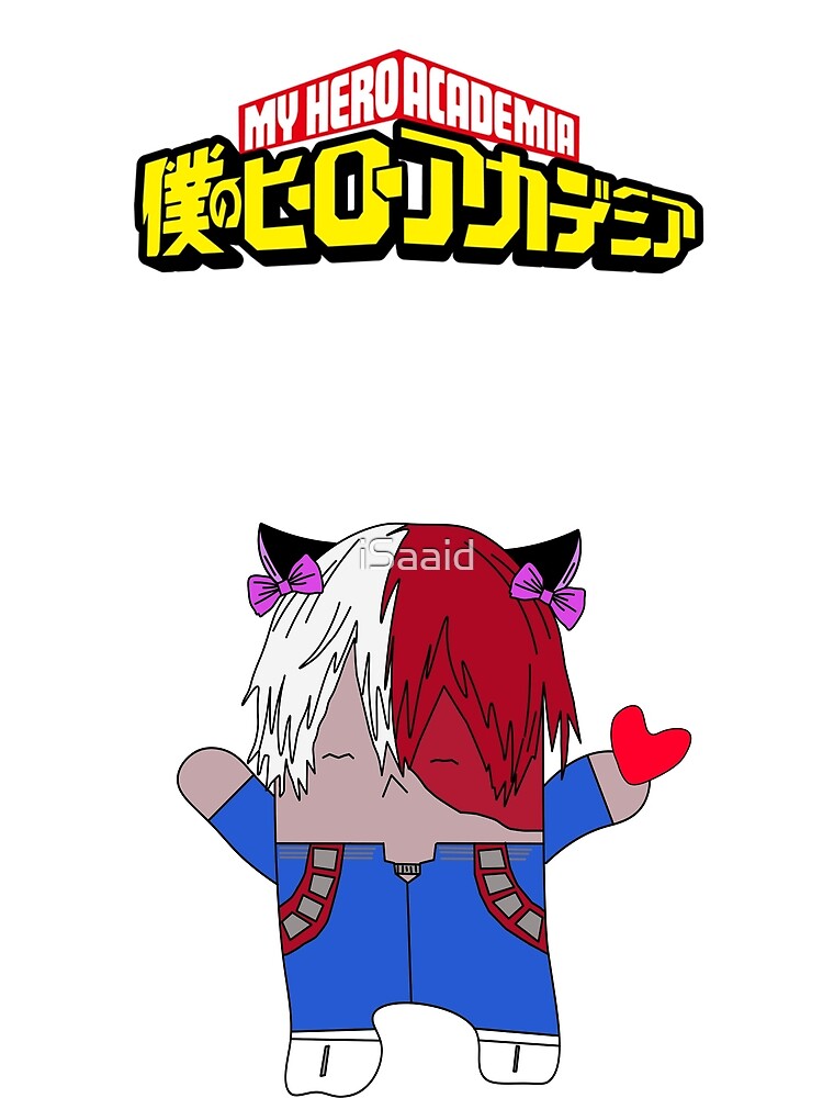 "Todoroki Catboy My hero academia " Poster by iSaaid | Redbubble
