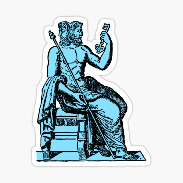 "The Roman God Janus Ianus" Sticker for Sale by WillowNox7 | Redbubble
