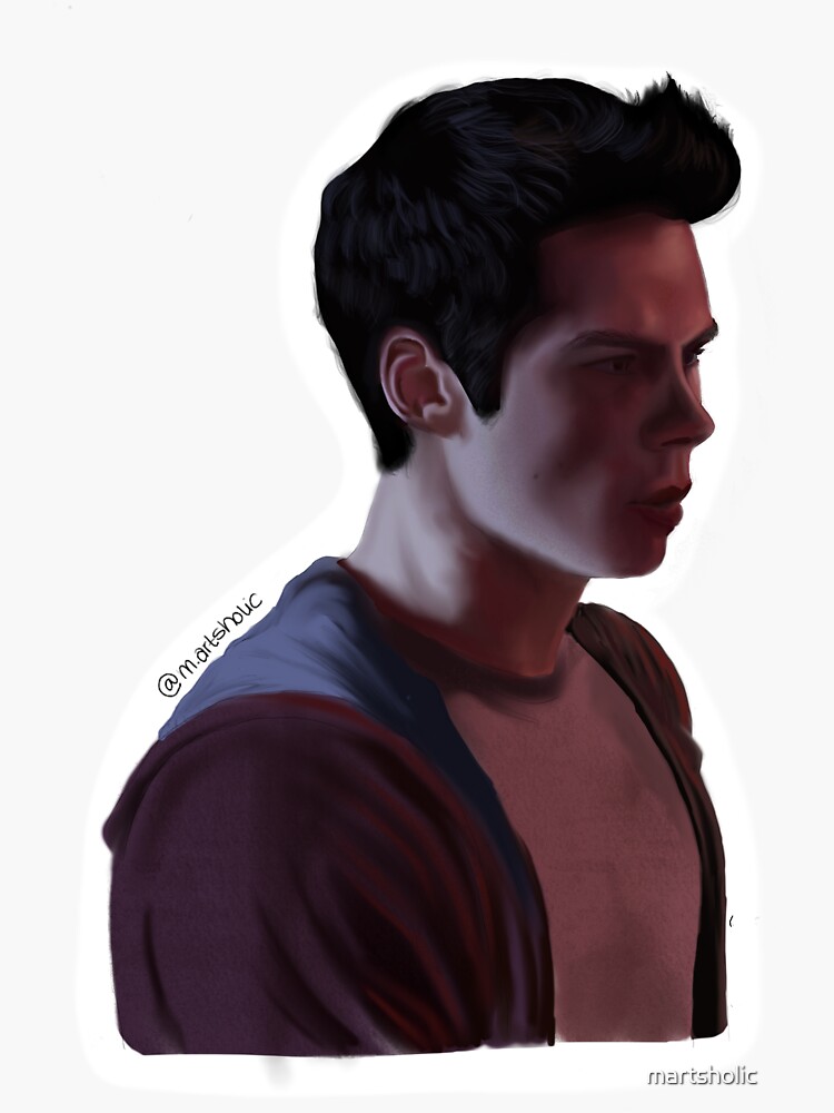 "Stiles Stilinski fanart" Sticker by martsholic | Redbubble