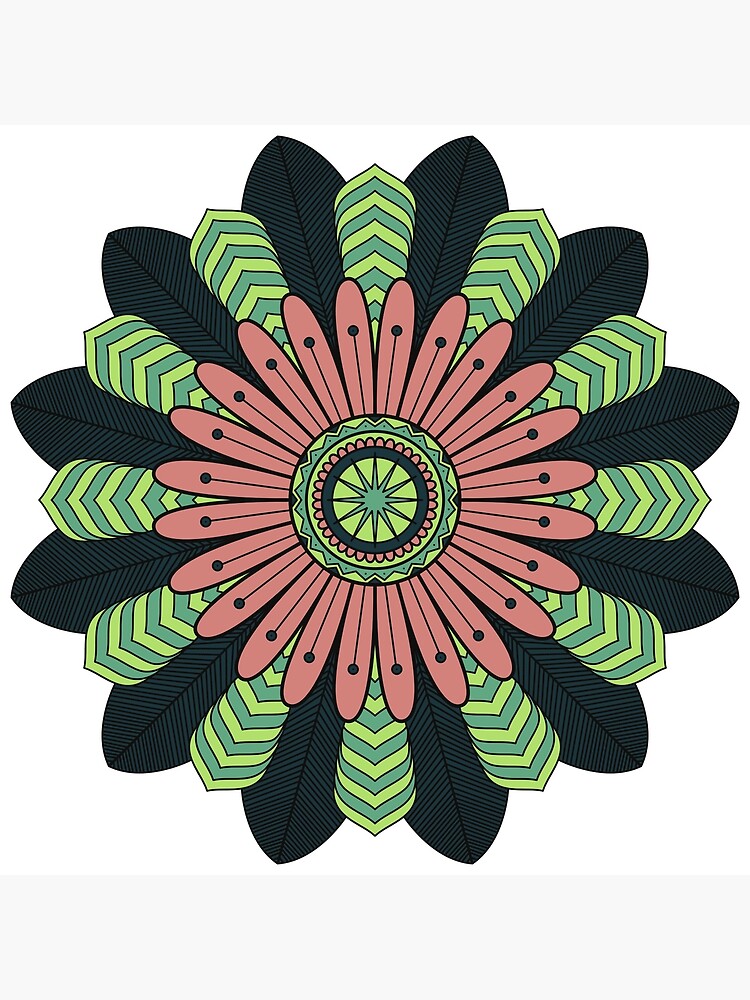 "Geometric Sequence Calculator Mandala Abstract Art Cool Modern ...