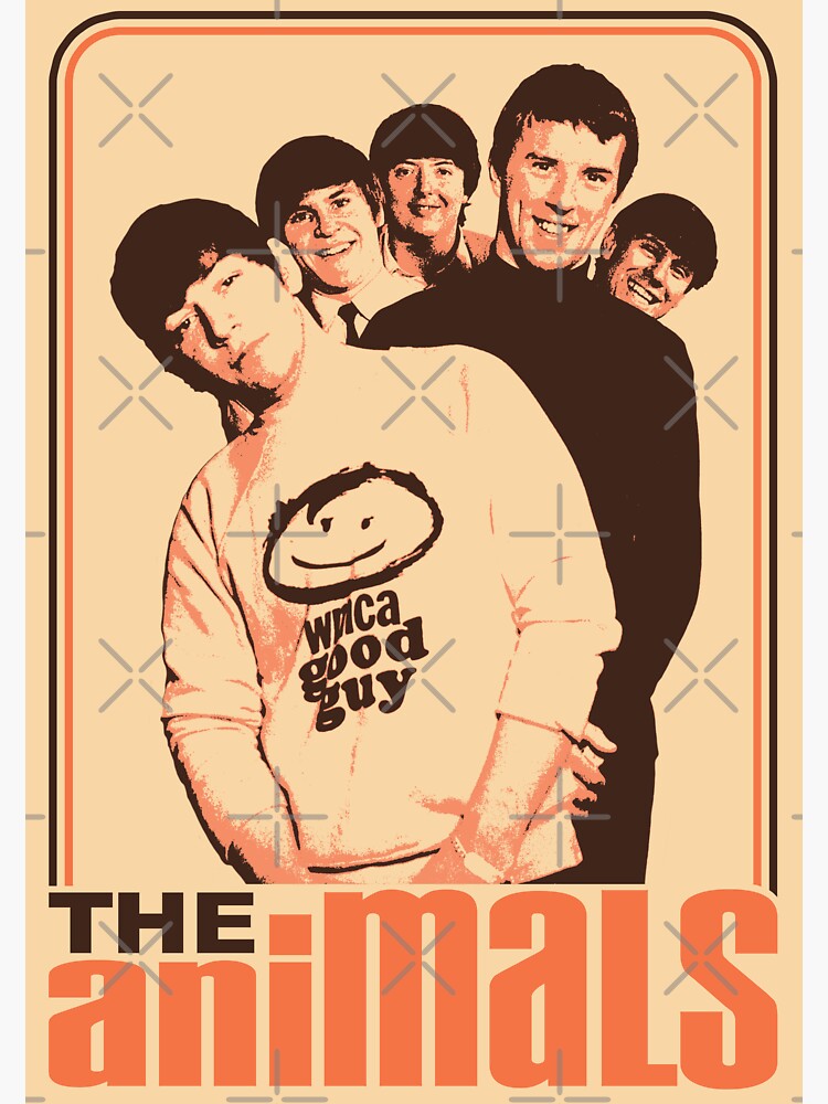 "The Animals 60s Rock Band" Sticker for Sale by eyepoo | Redbubble