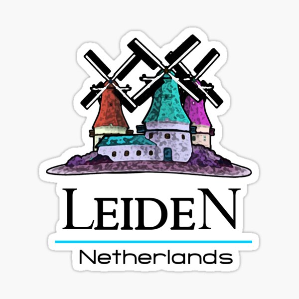 "Leiden, The Netherlands" Sticker by dejava | Redbubble