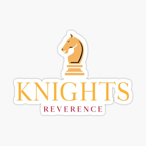"Knights Reverence" Sticker for Sale by ssmg80 | Redbubble