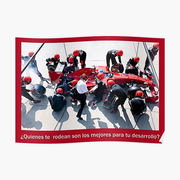 "Racing Team" Poster for Sale by InspirarteIdeas | Redbubble