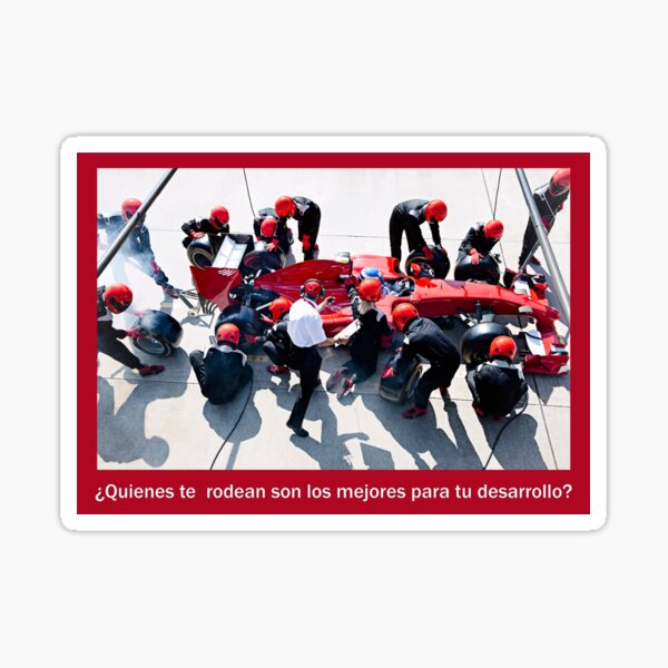 "Racing Team" Sticker for Sale by InspirarteIdeas | Redbubble