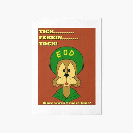 "EOD felix" Art Board Print by skanner30 | Redbubble