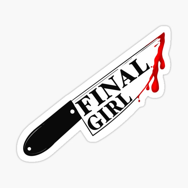 "The Final Girl" Sticker for Sale by Allison Cooper | Redbubble