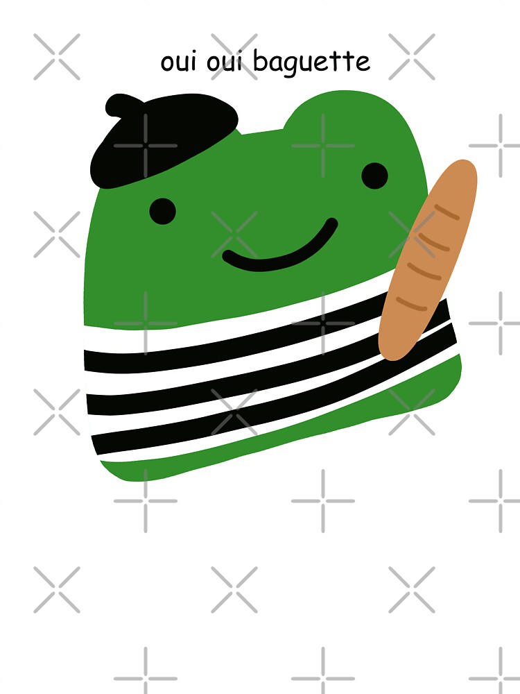 "oui oui baguette french frog" Kids T-Shirt for Sale by naanlin | Redbubble