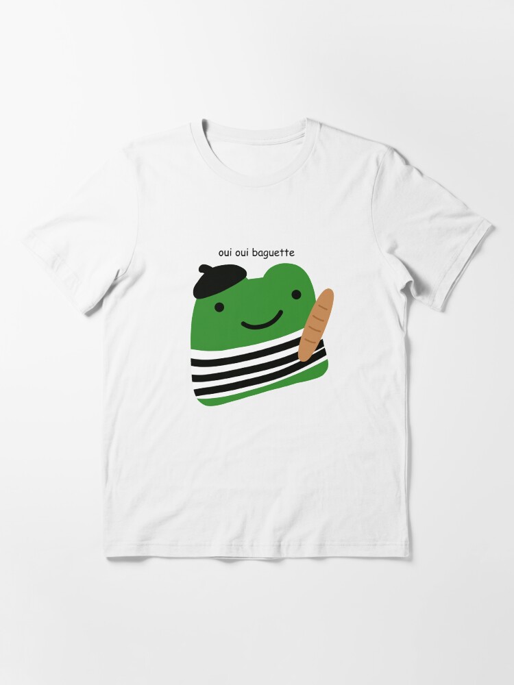 "oui oui baguette french frog" T-shirt for Sale by naanlin | Redbubble ...