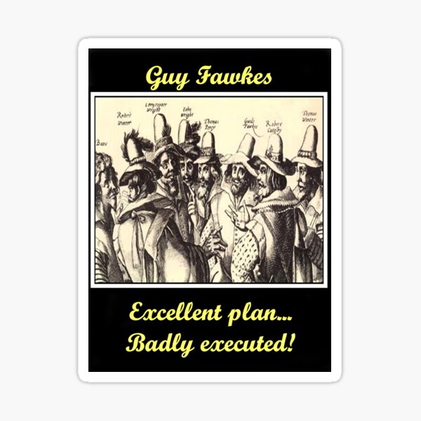 "Guy Fawkes" Sticker by skanner30 | Redbubble