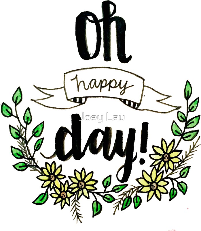 Oh Happy Day: Stickers | Redbubble