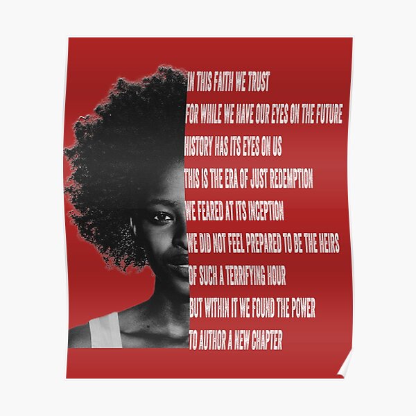 "Amanda Gorman quote, Amanda Gorman Inauguration poem, " Poster by ...
