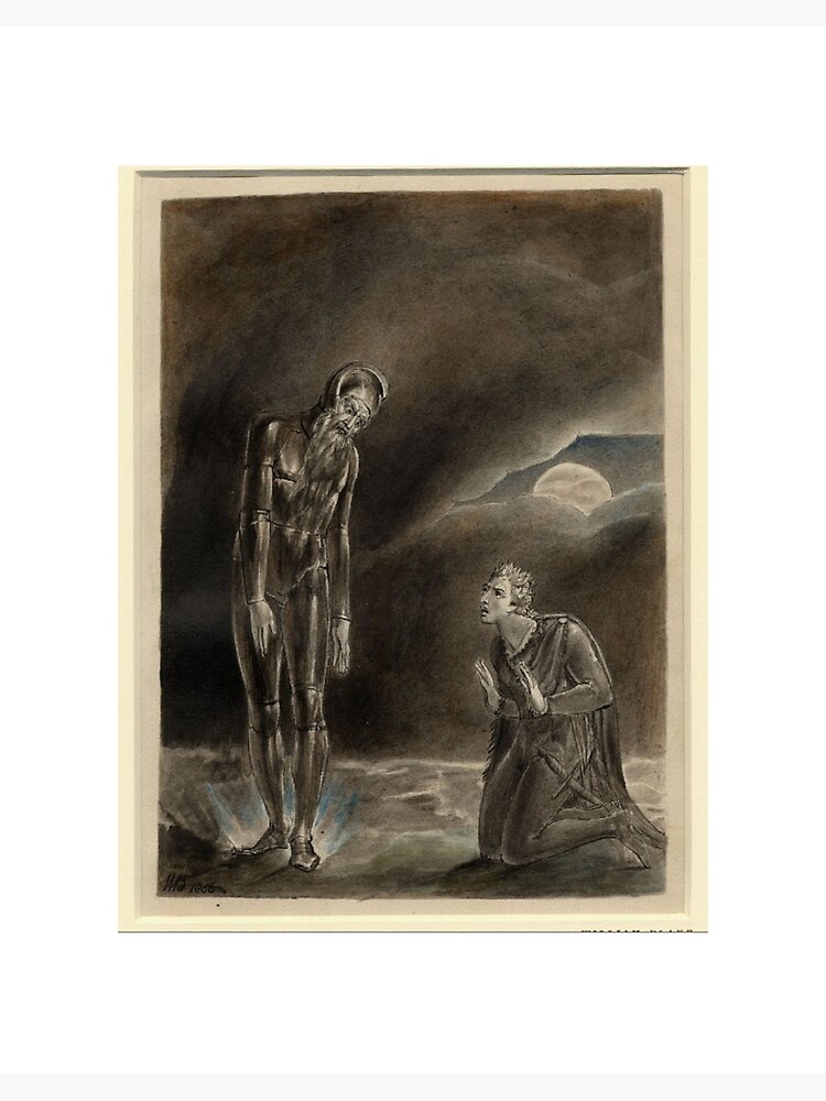 "William Blake - Hamlet and his Father's Ghost" Art Board Print for ...