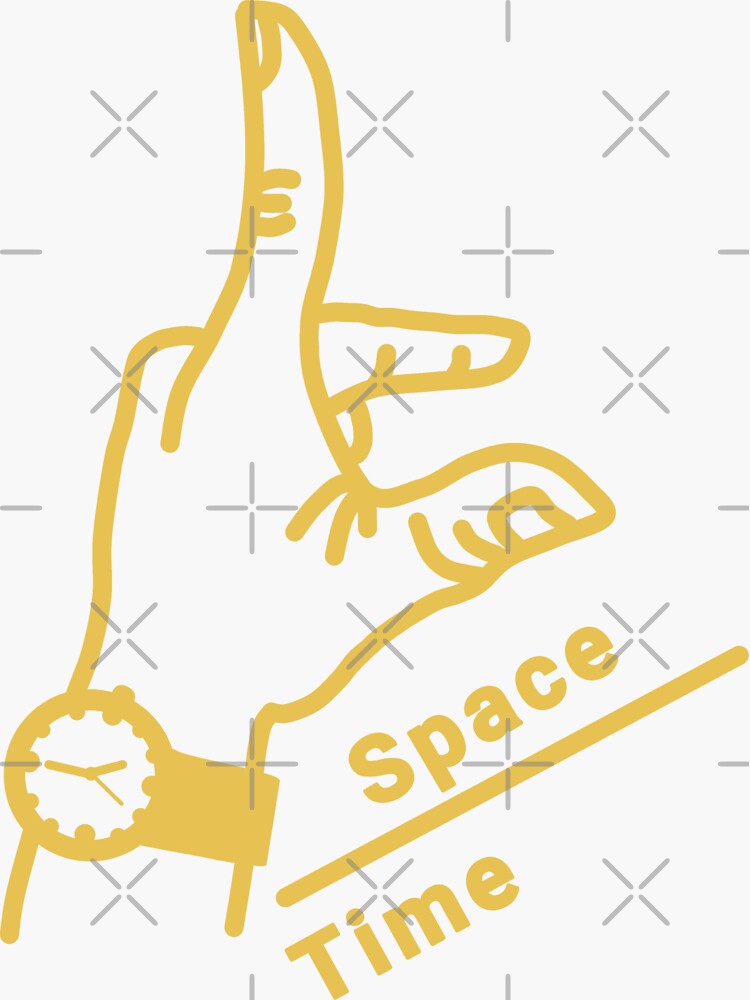 "Space time, 4th Dimension Symbol" Sticker for Sale by LotusCreations ...