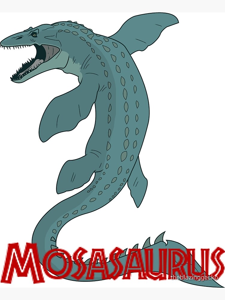 "Mosasaurus" Photographic Print for Sale by theblazinggecko | Redbubble