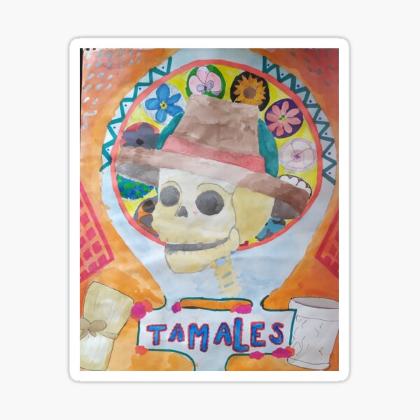 "Day of the dead tamales" Sticker by 3a-artsy | Redbubble