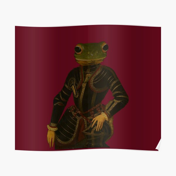 "Sir Frog Face" Poster by GlitterGoblin77 | Redbubble