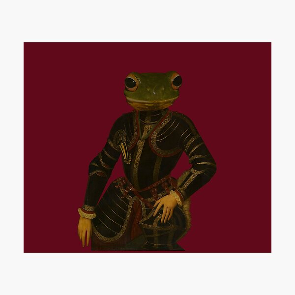 "Sir Frog Face" Photographic Print by GlitterGoblin77 | Redbubble