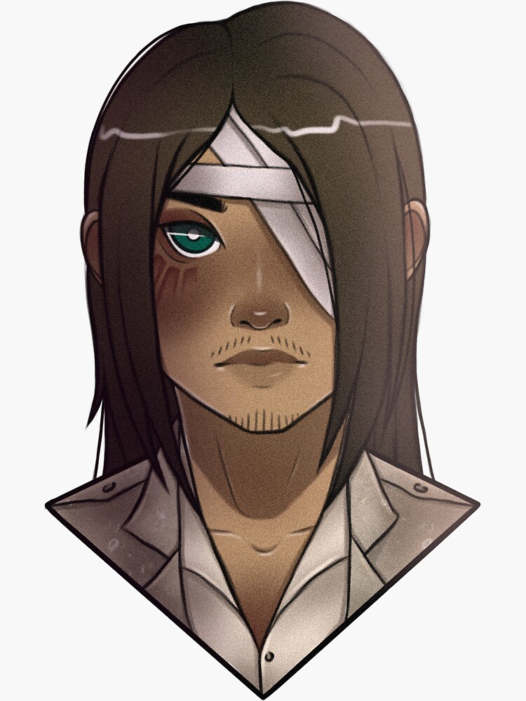 "Eren Jaeger" Sticker for Sale by JudtLenny | Redbubble
