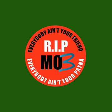"Rip mo3" Sticker for Sale by Rajeev Singh | Redbubble