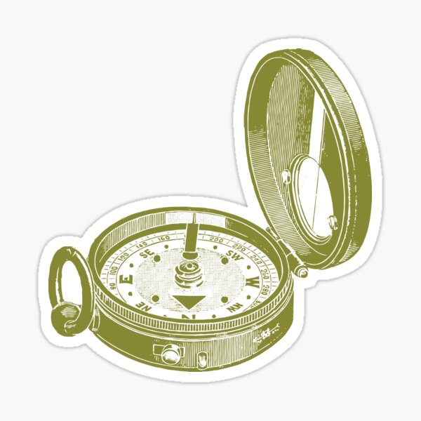 "Compass" Sticker for Sale by Twstranger | Redbubble