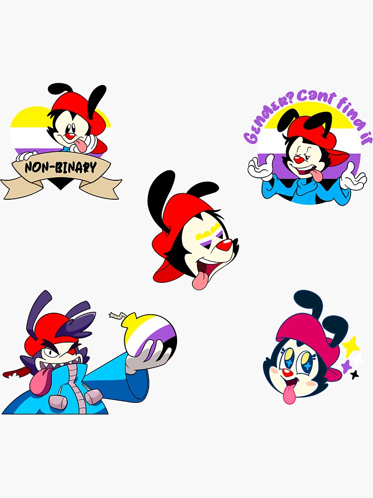 "Non-binary Pride Stickers" Sticker by TrussEgo | Redbubble