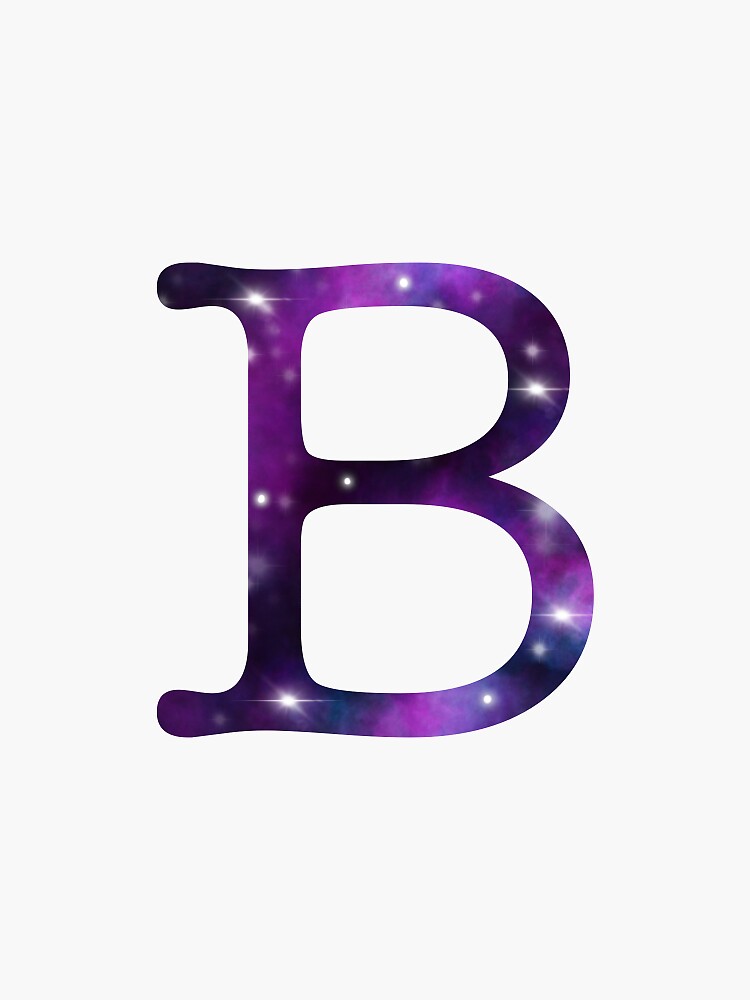 "Galaxy B Monogram" Sticker for Sale by pigacorn-inc | Redbubble