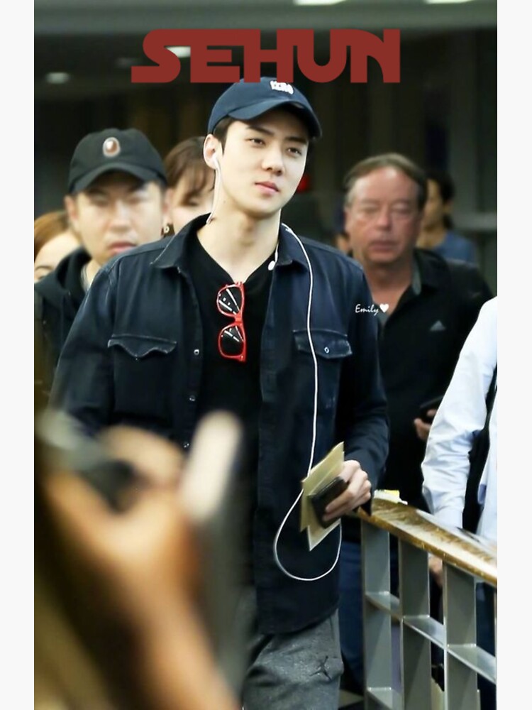 "EXO-Sehun" Sticker for Sale by simjang | Redbubble