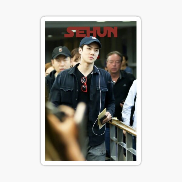 "EXO-Sehun" Sticker for Sale by simjang | Redbubble
