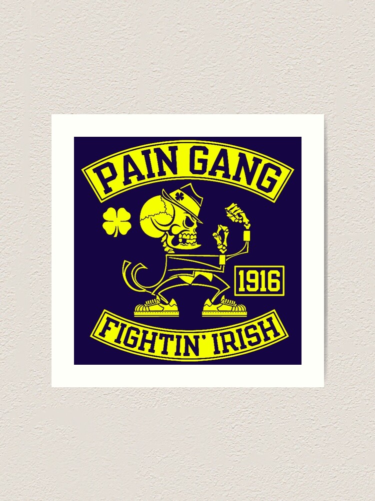 "Pain Gang Fightin Irish" Art Print for Sale by KipaKipo | Redbubble