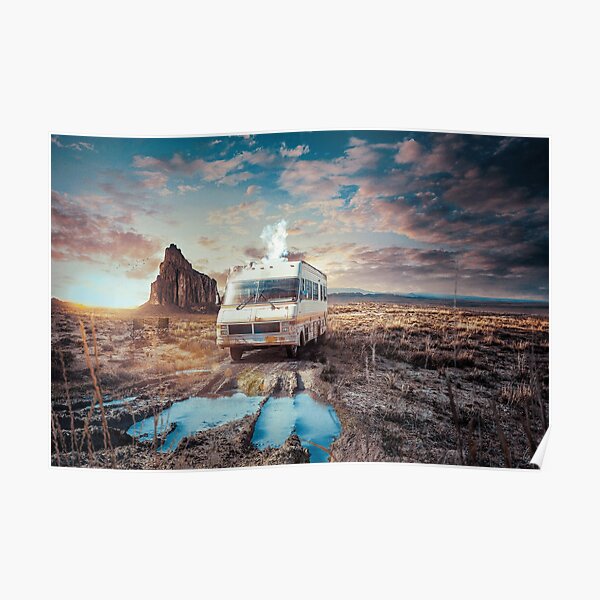 "BREAKING BAD VAN" Poster by alangar | Redbubble