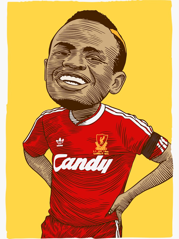 "Sadio Mané" Sticker for Sale by pakaibaung | Redbubble