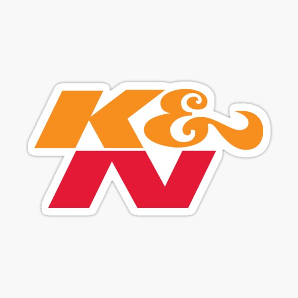 "K&N air filters, cold air intakes, oil filters" Sticker for Sale by ...