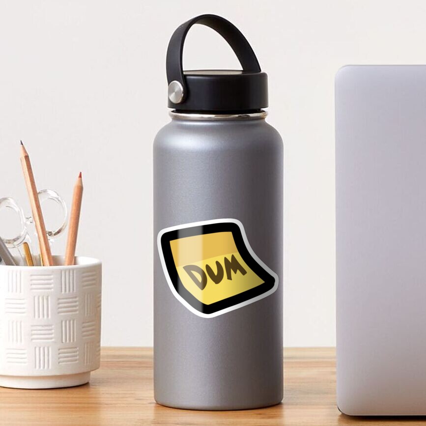 "Among Us Dum Sticky" Sticker for Sale by elisejolie19 | Redbubble